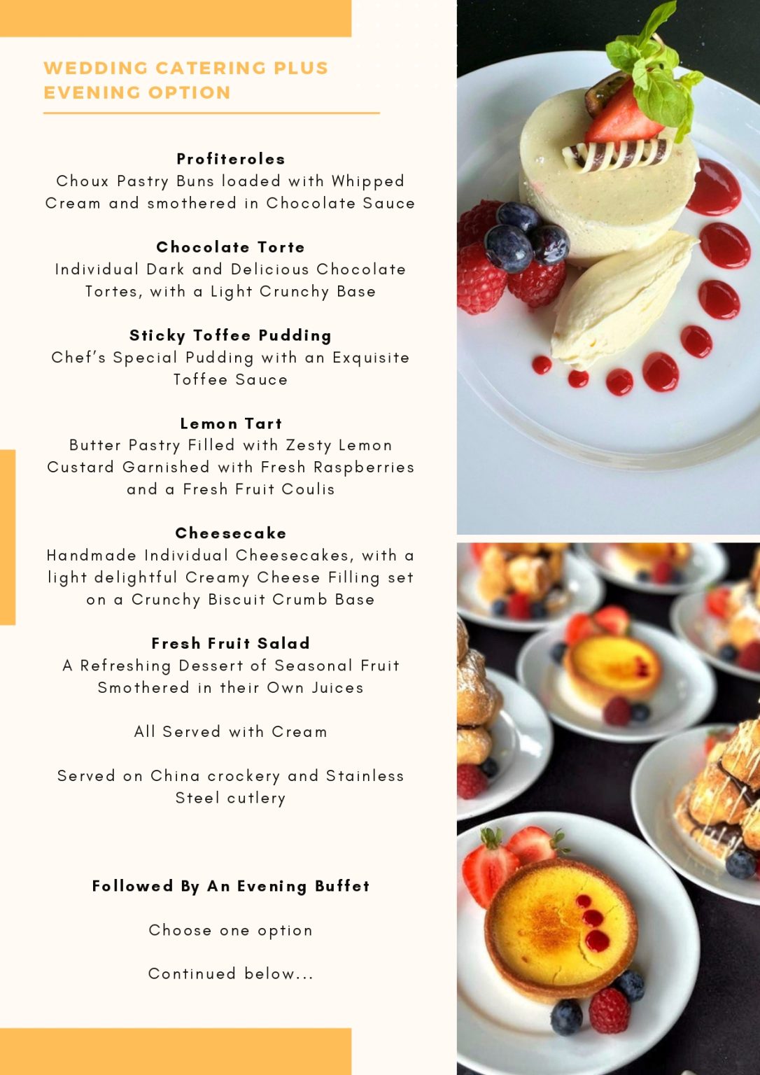 Wedding Catering With Evening Buffet | Spitting Pig